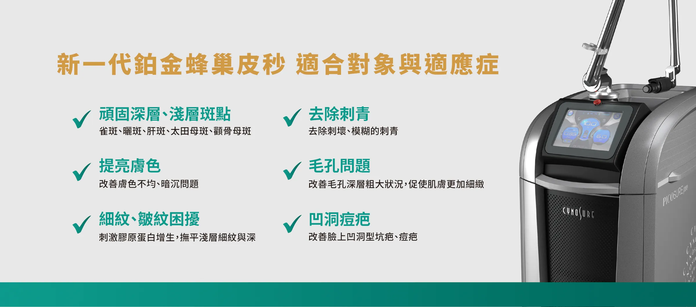 PICOSURE pro新一代鉑金蜂巢皮秒 - 璞之妍診所